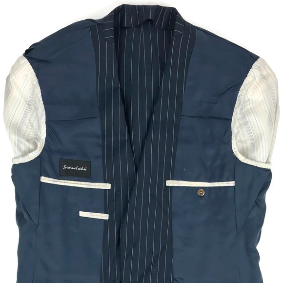 Samuelsohn | Suits & Blazers | Samuelsohn Gable Suit Jacket 39r Black ...